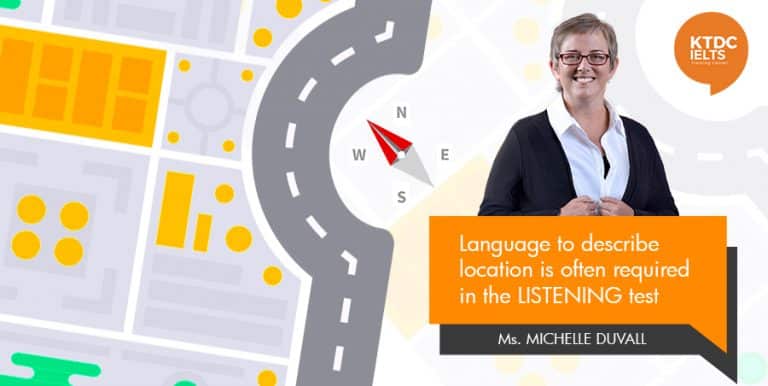 How to use prepositions of location and direction in IELTS - KTDC IELTS