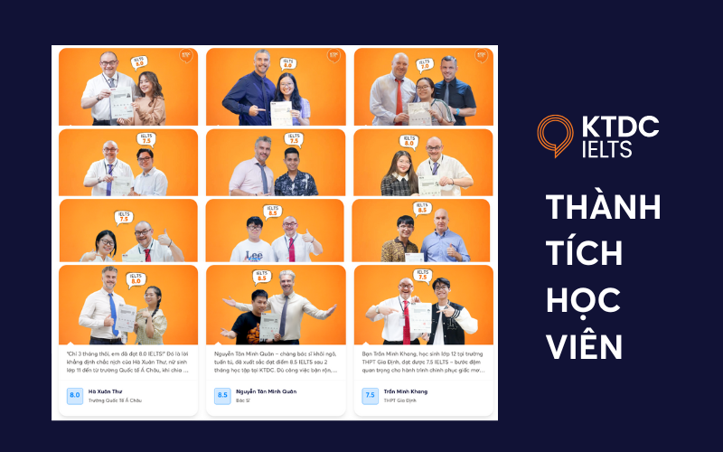 Cảm nhận học viên, review về Trung tâm KTDC IELTS